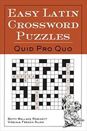 Easy Latin Crossword Puzzles | MyEnglishGuide.com
