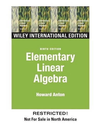 ISBN 9780471449034 - Elementary Linear Algebra | upcitemdb.com