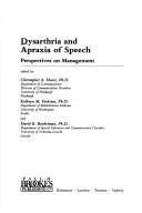 9781557660695 - Dysarthria and Apraxia of Speech: Perspectives on ...